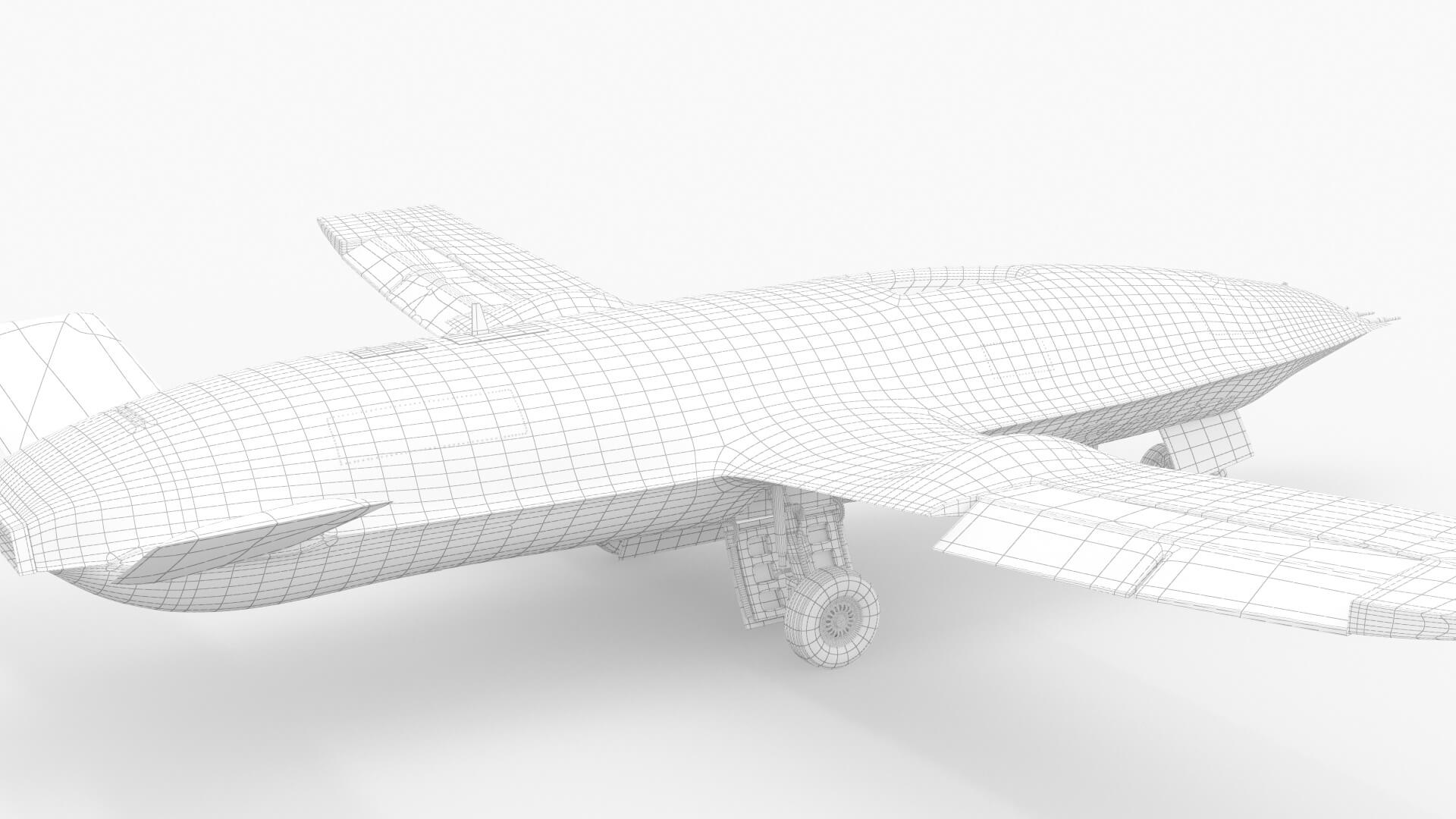 Boeing MQ25 Stingray Aerial Refueling Drone - 3D Model by 3dxin