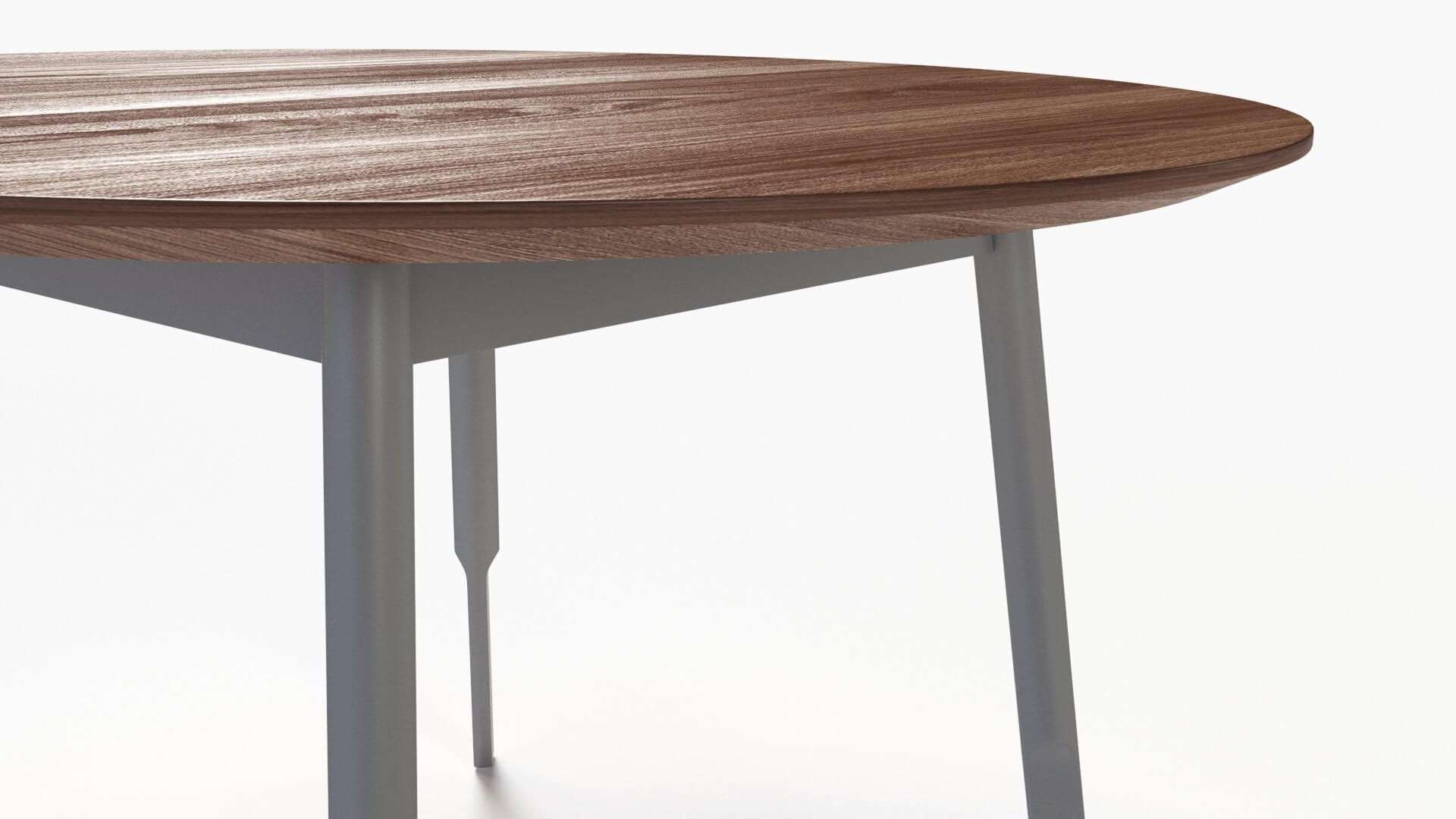 Bracket Dining Table Round - 3D Model by 3dxin