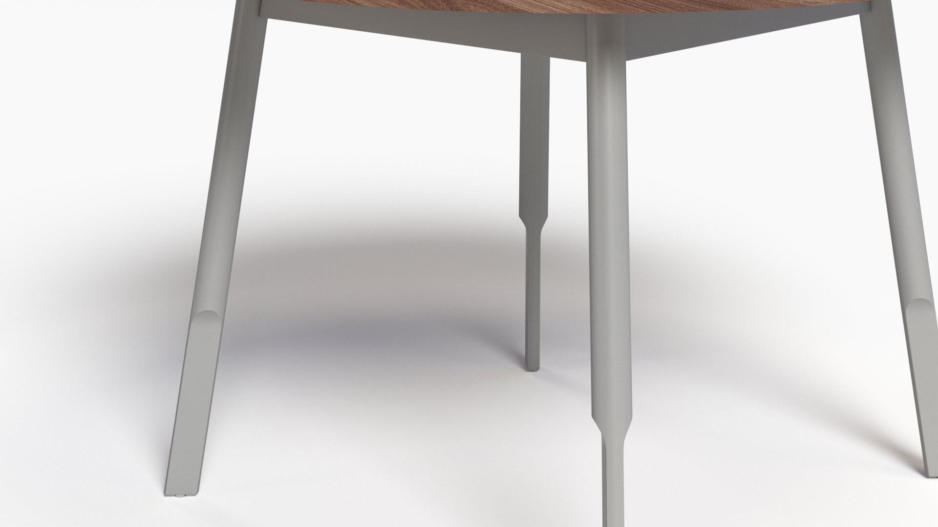 Bracket Dining Table Round - 3D Model by 3dxin