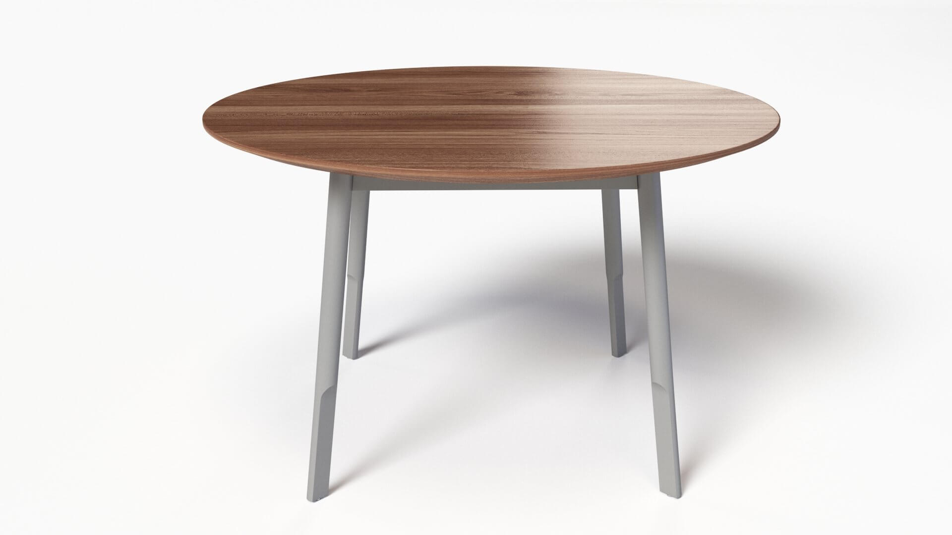 Bracket Dining Table Round - 3D Model by 3dxin