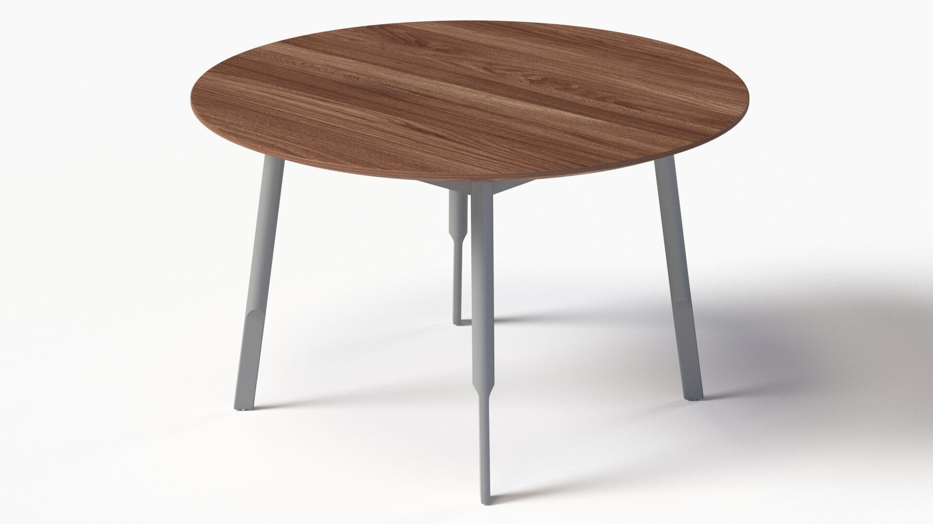 Bracket Dining Table Round - 3D Model by 3dxin