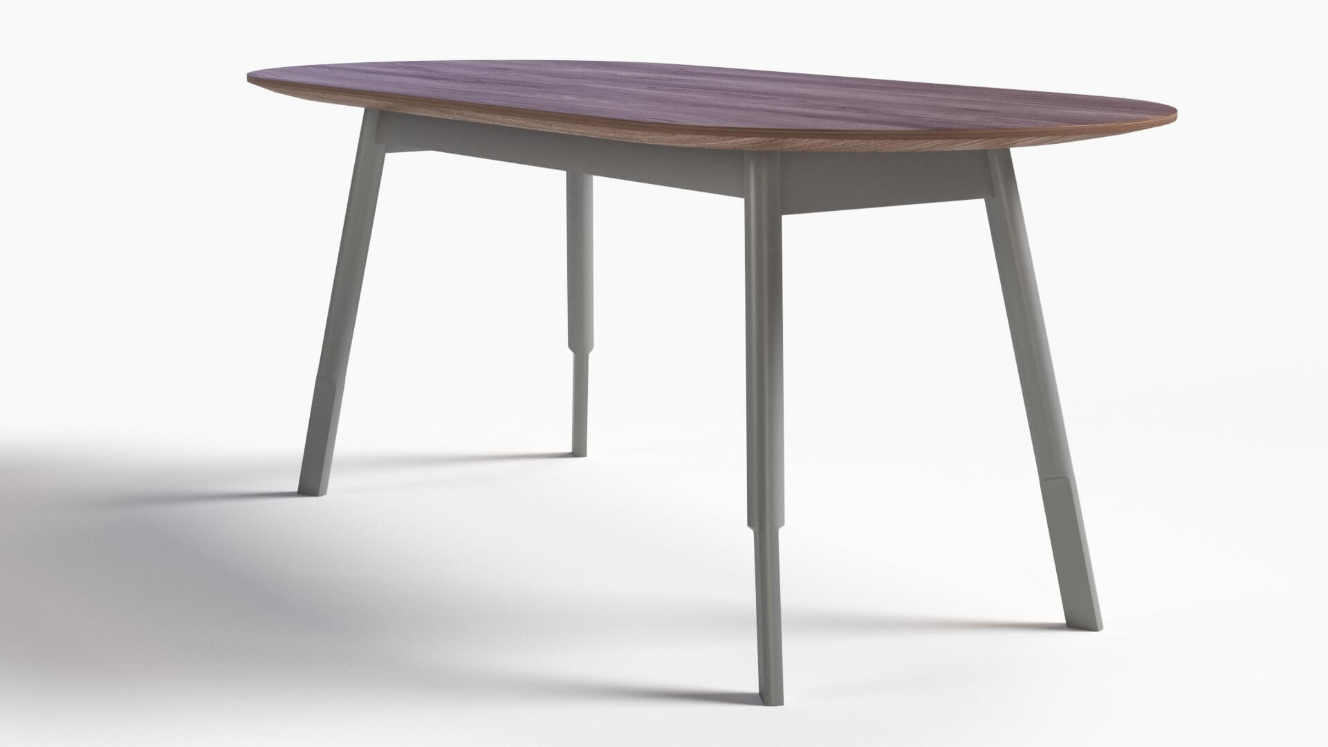 Bracket Dining Table - 3D Model by 3dxin