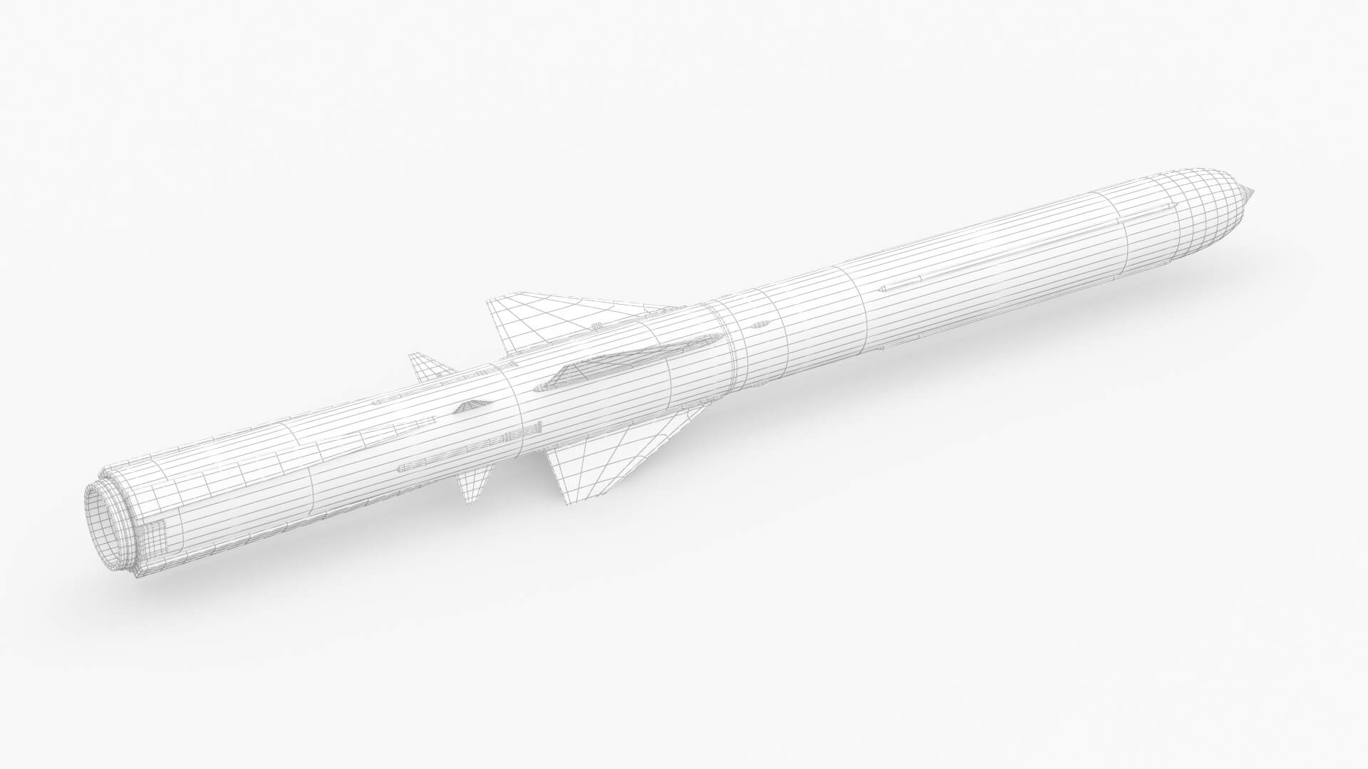 Brahmos Cruise Missile - 3D Model by 3dxin
