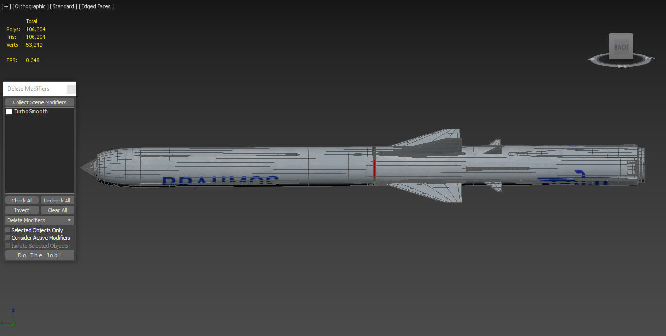Brahmos Cruise Missile - 3D Model by 3dxin