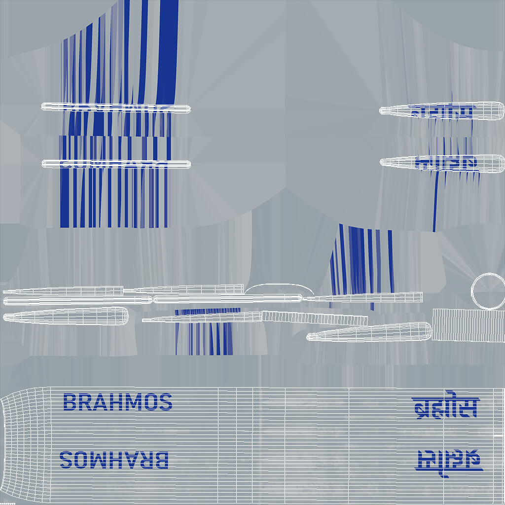 Brahmos Cruise Missile - 3D Model by 3dxin