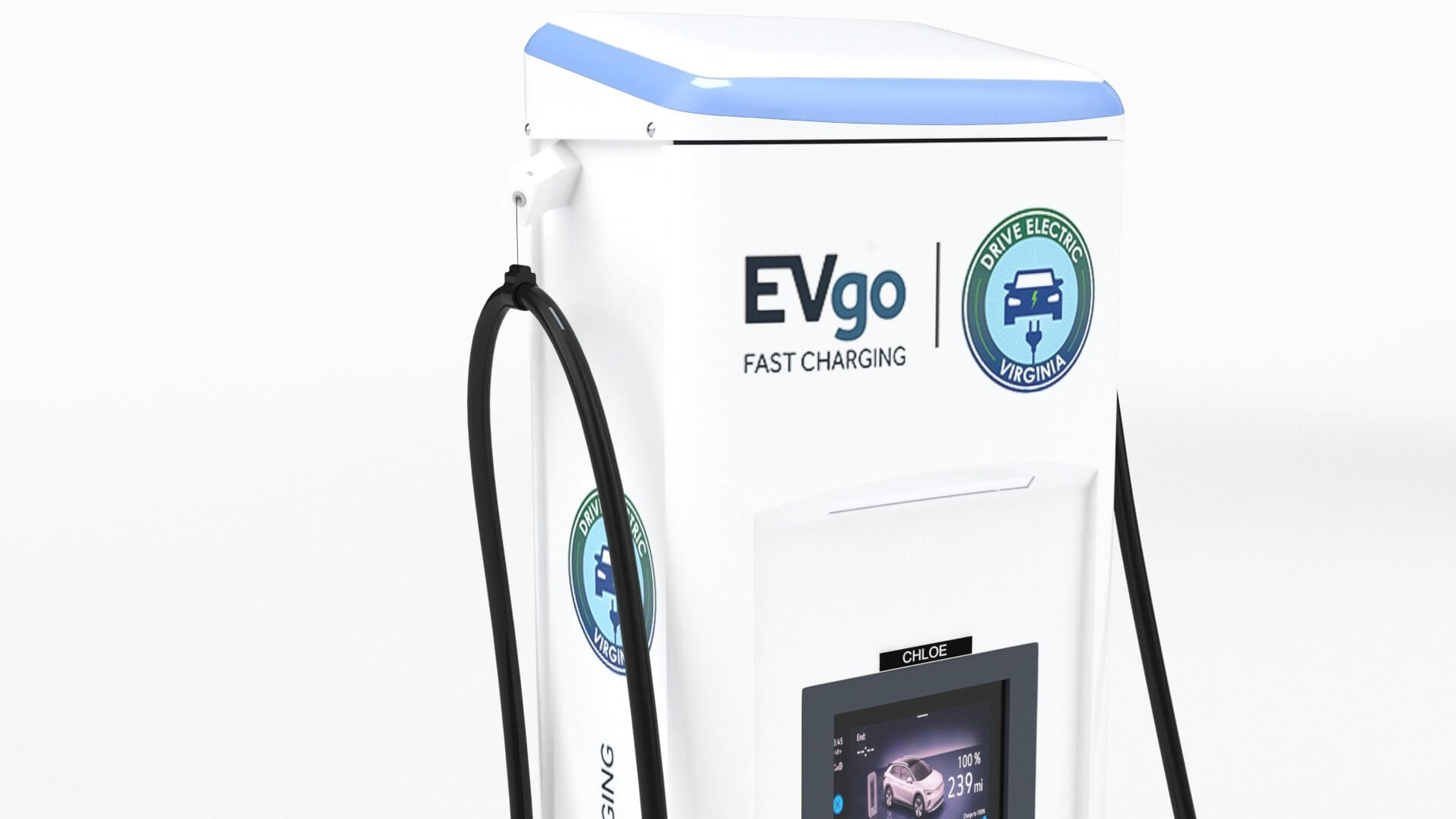 BTCPower - 50 kW Slim Line DC Fast EV Charger 3D Model by 3dxin