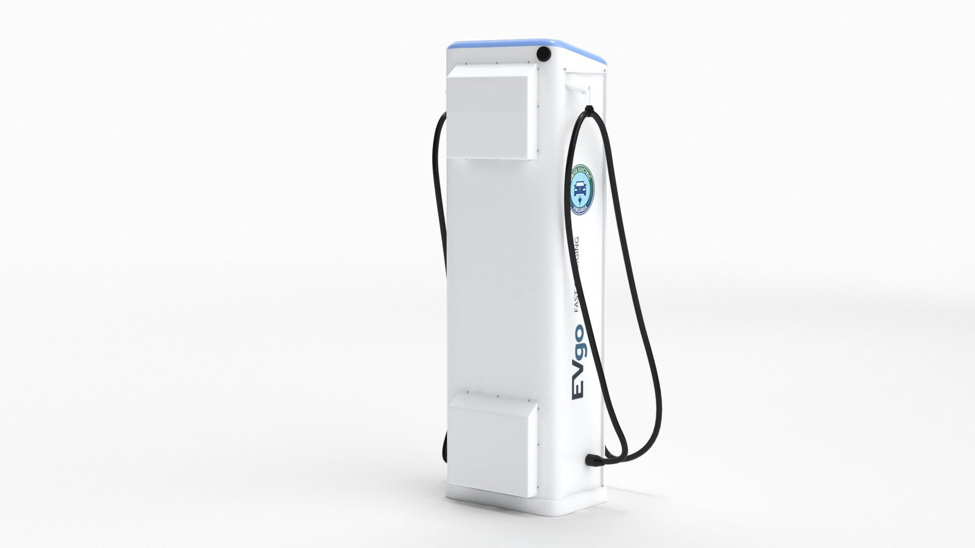 BTCPower - 50 kW Slim Line DC Fast EV Charger 3D Model by 3dxin