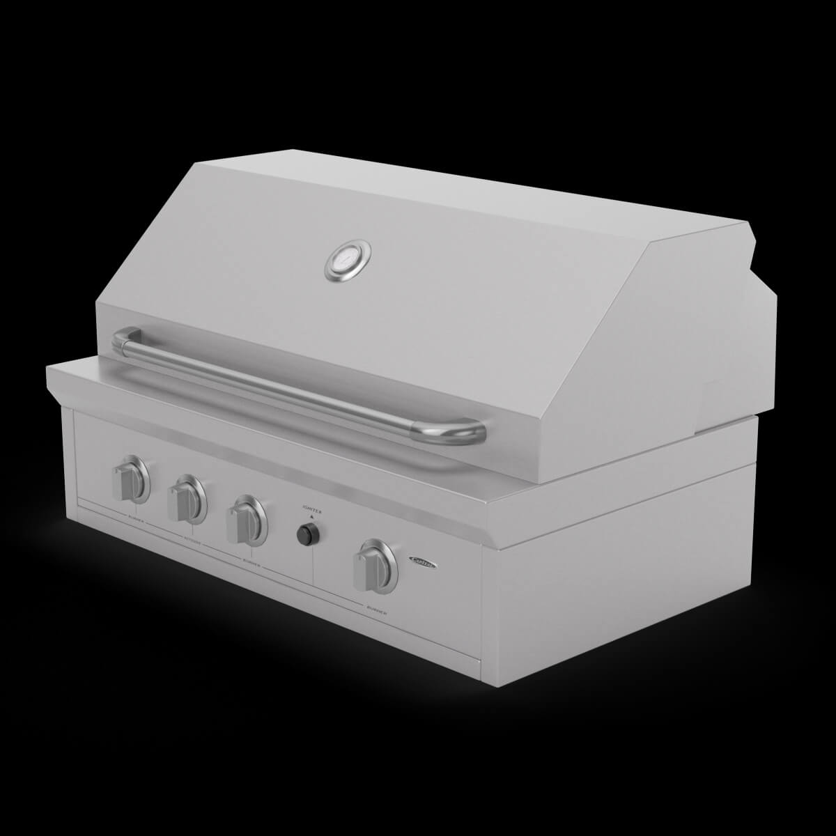 Capital Solid Flat Plate Pro36Rbi Open Grill BBQ - 3D Model by 3dxin