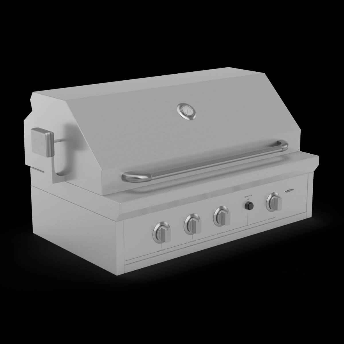 Capital Solid Flat Plate Pro36Rbi Open Grill BBQ - 3D Model by 3dxin