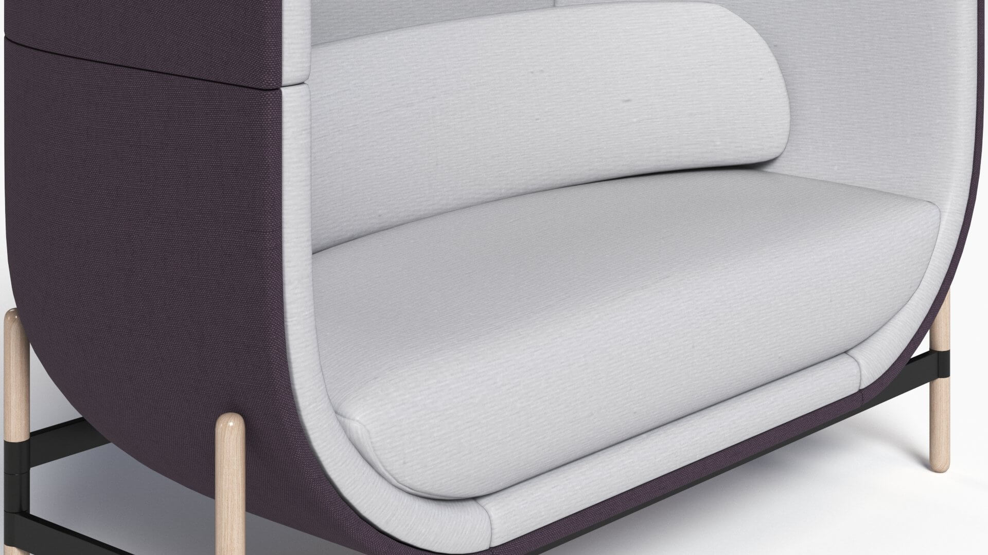 Capsule Sofa - 3D Model by 3dxin