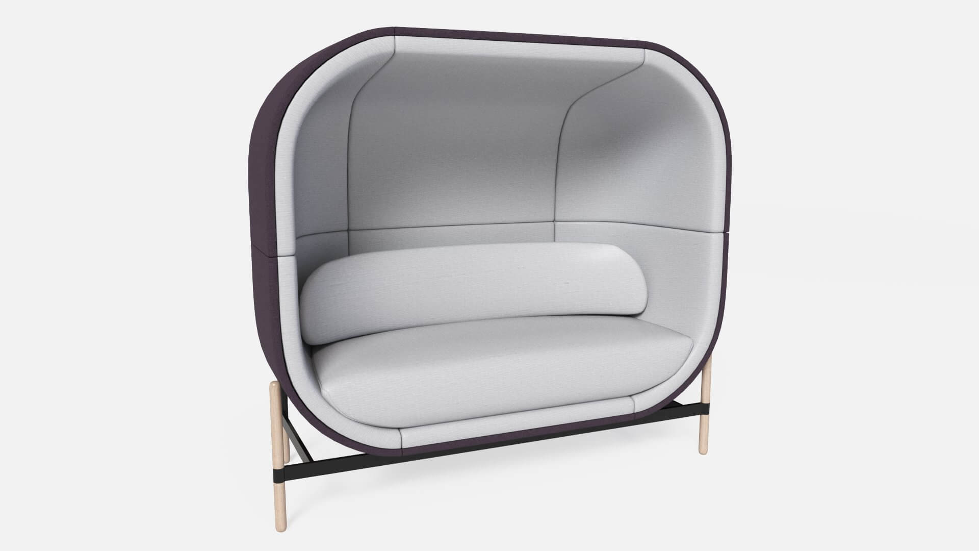 Capsule Sofa - 3D Model by 3dxin