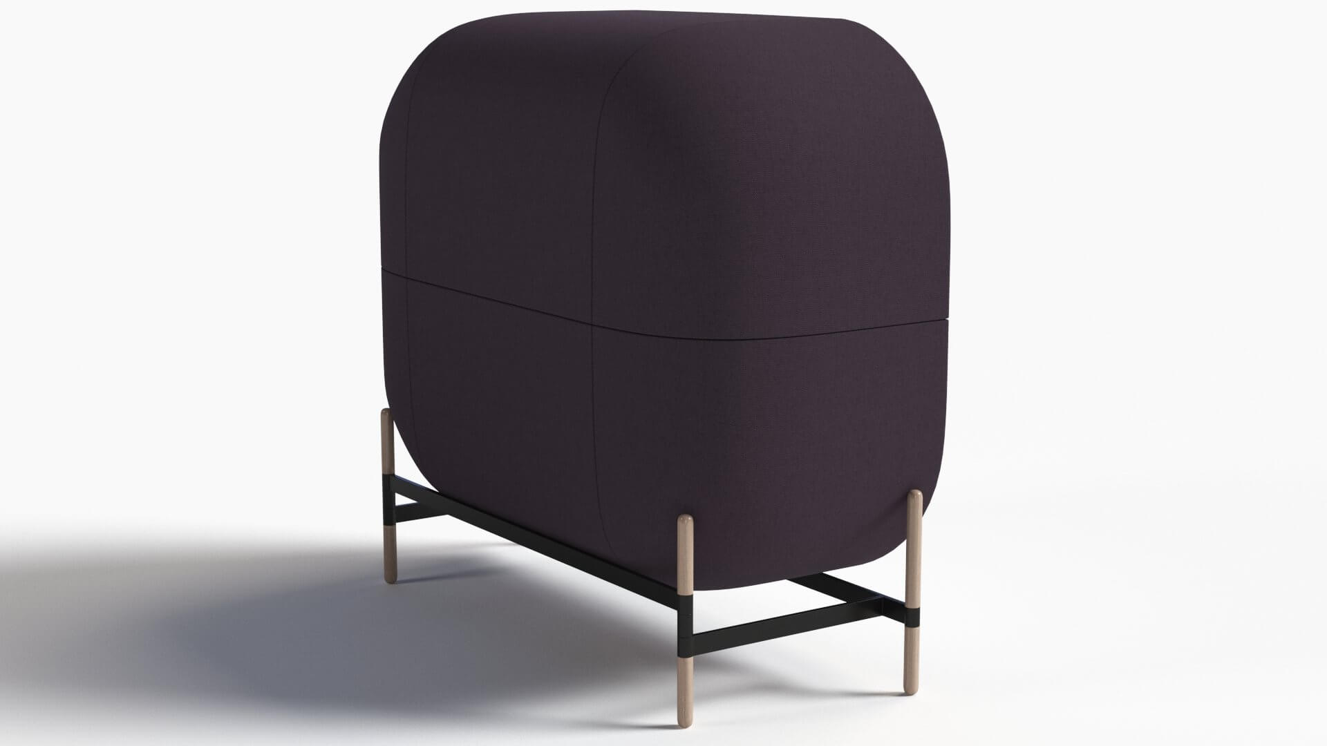 Capsule Sofa - 3D Model by 3dxin