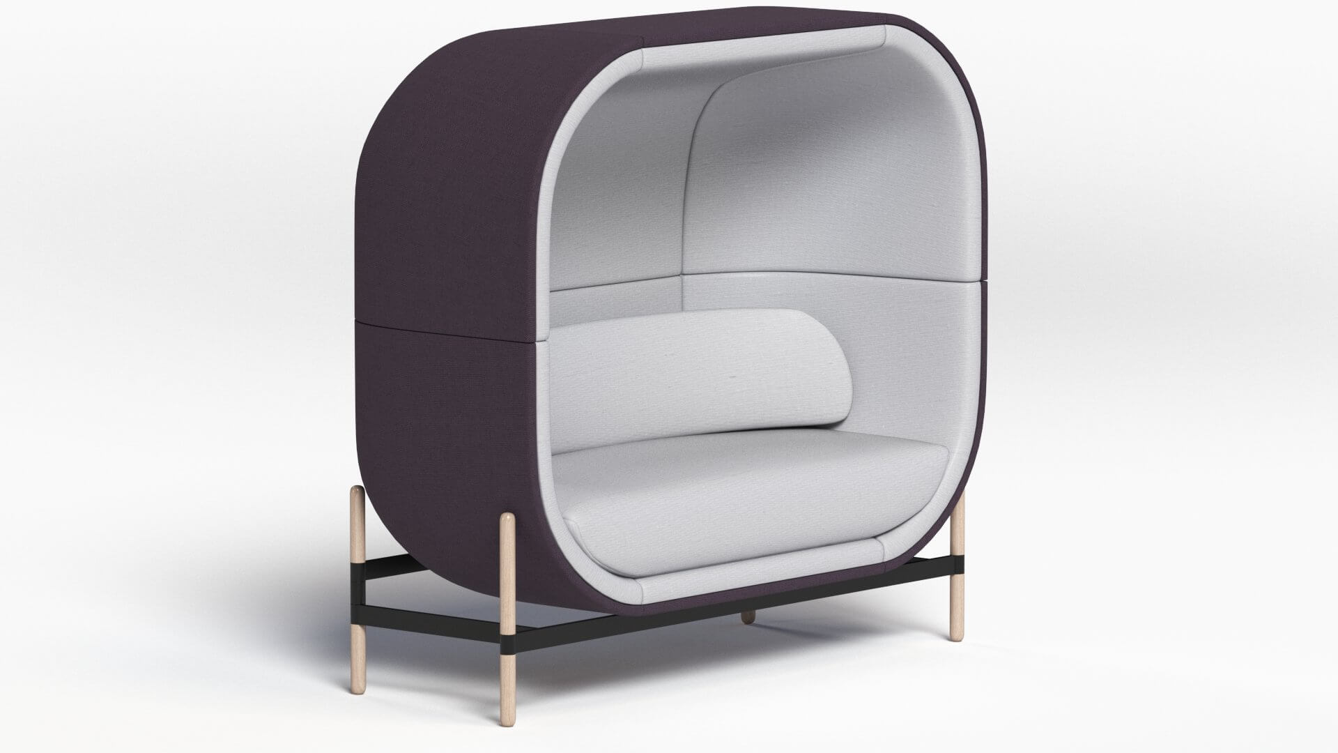 Capsule Sofa - 3D Model by 3dxin