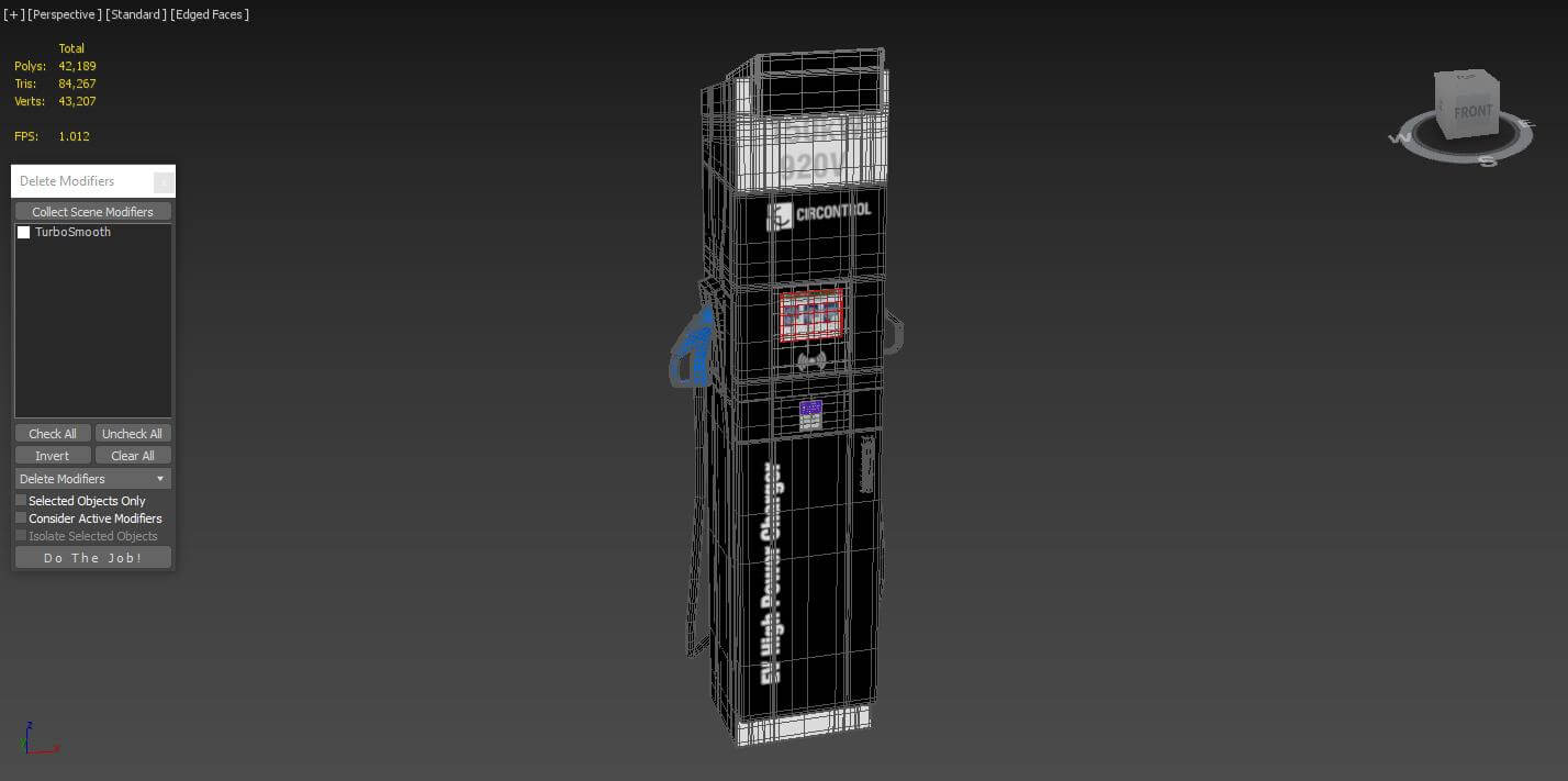 Circutor Raption 150 EV Fast Charging Station - 3D Model by 3dxin