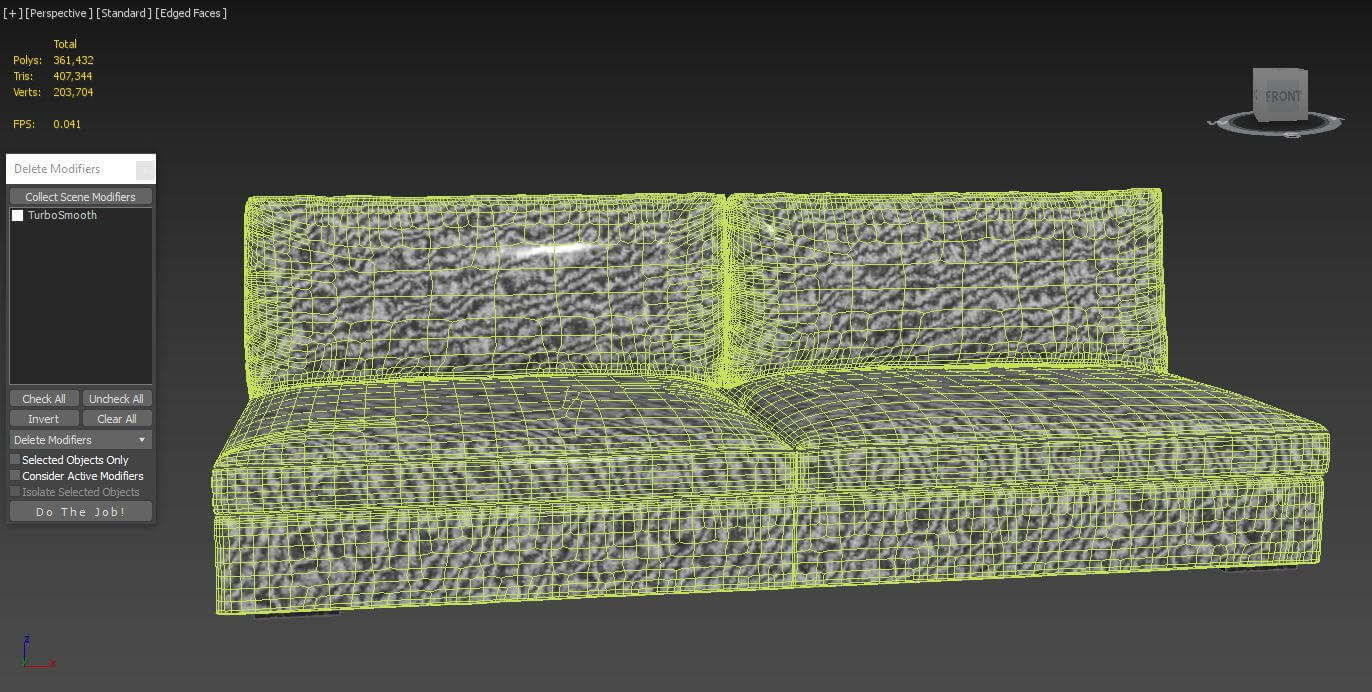 Clarence Sofa Moduler Part 03 - 3D Model by 3dxin