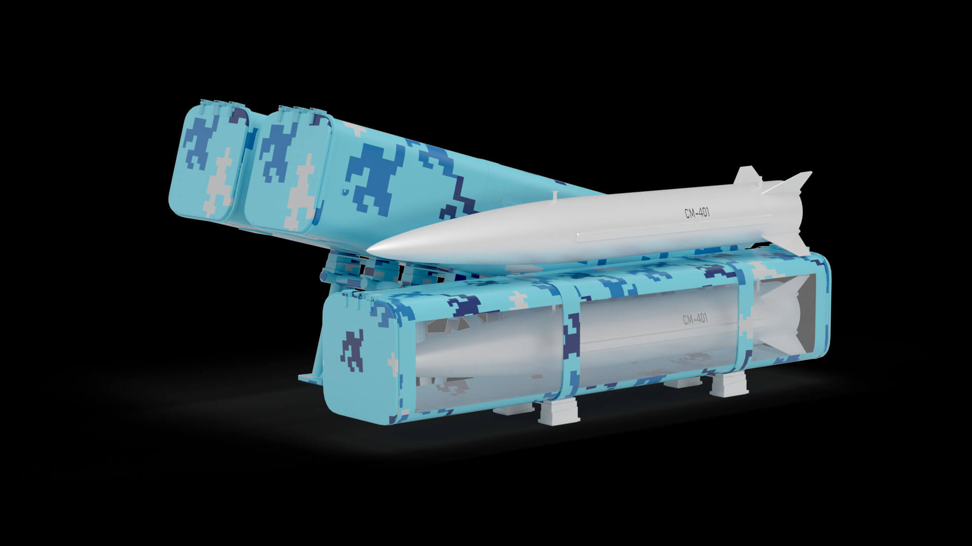 CM-401 Chinese Anti-Ship Ballistic Missile 3D Model by 3dxin