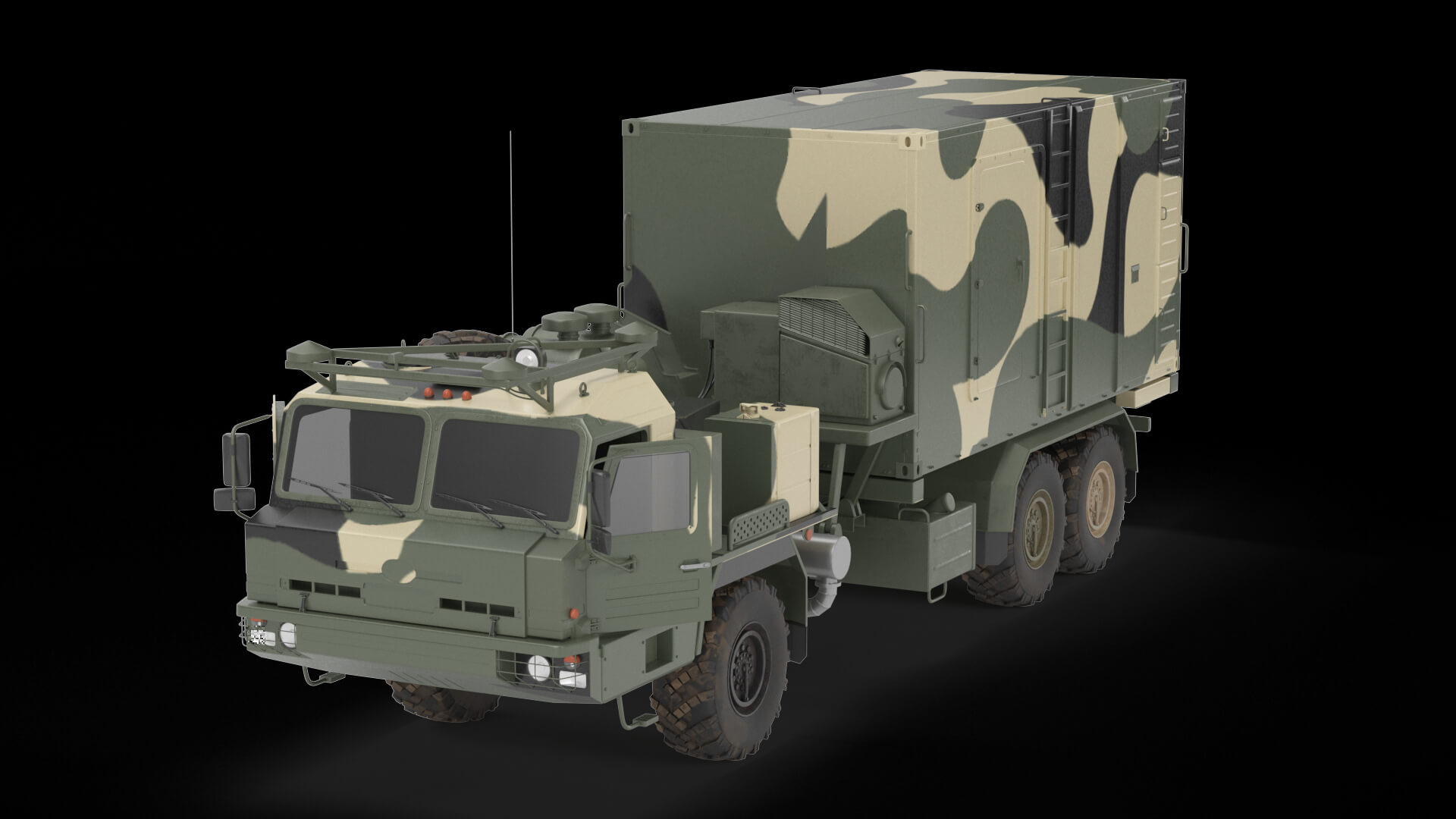 Command and Control Vehicle 50K6 Vityaz Camo - 3D Model by 3dxin