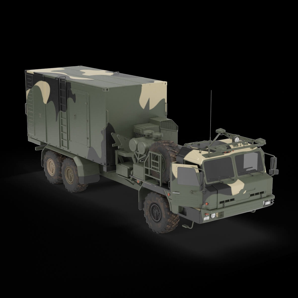 Command and Control Vehicle 50K6 Vityaz Camo - 3D Model by 3dxin