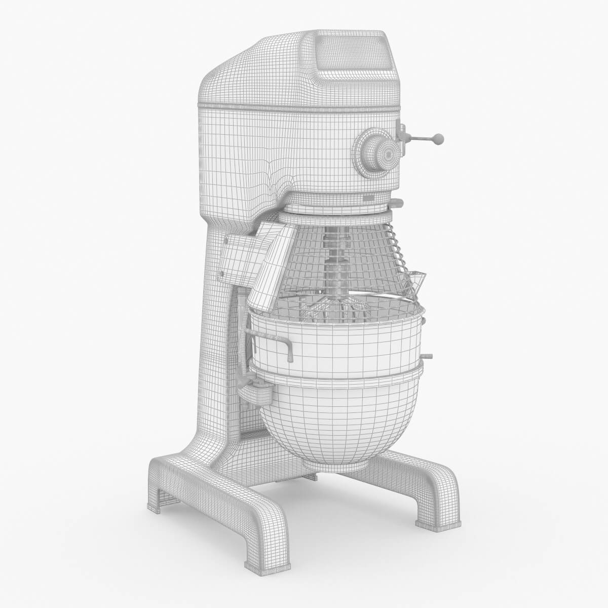 Commercial Planetary Floor Mixer Globe SP40 - 3D Model by 3dxin