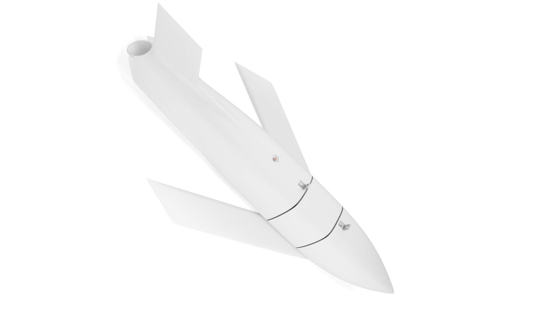 Cruise Missile AGM-158 JASSM 3D Model by 3dxin