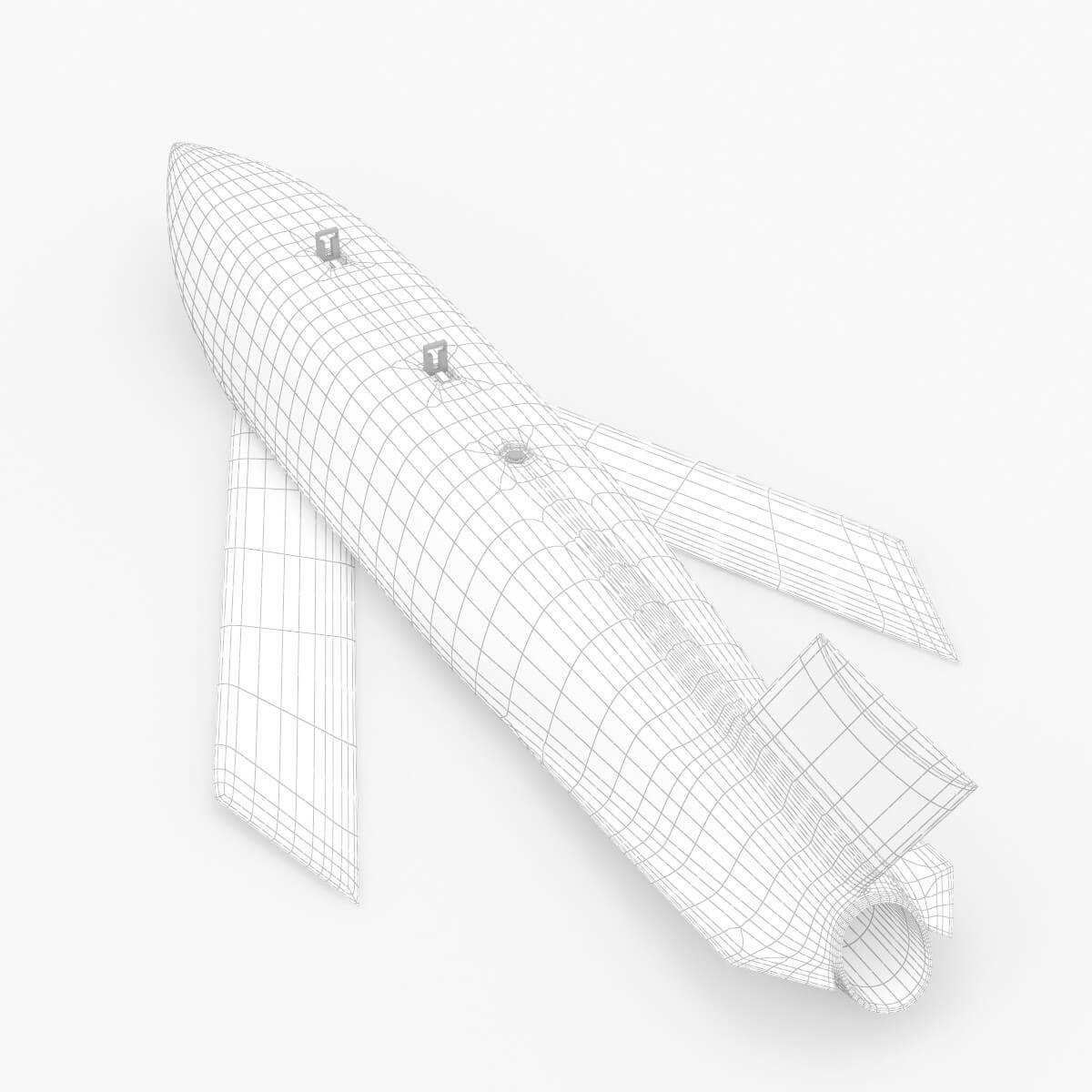Cruise Missile AGM-158 JASSM 3D Model by 3dxin