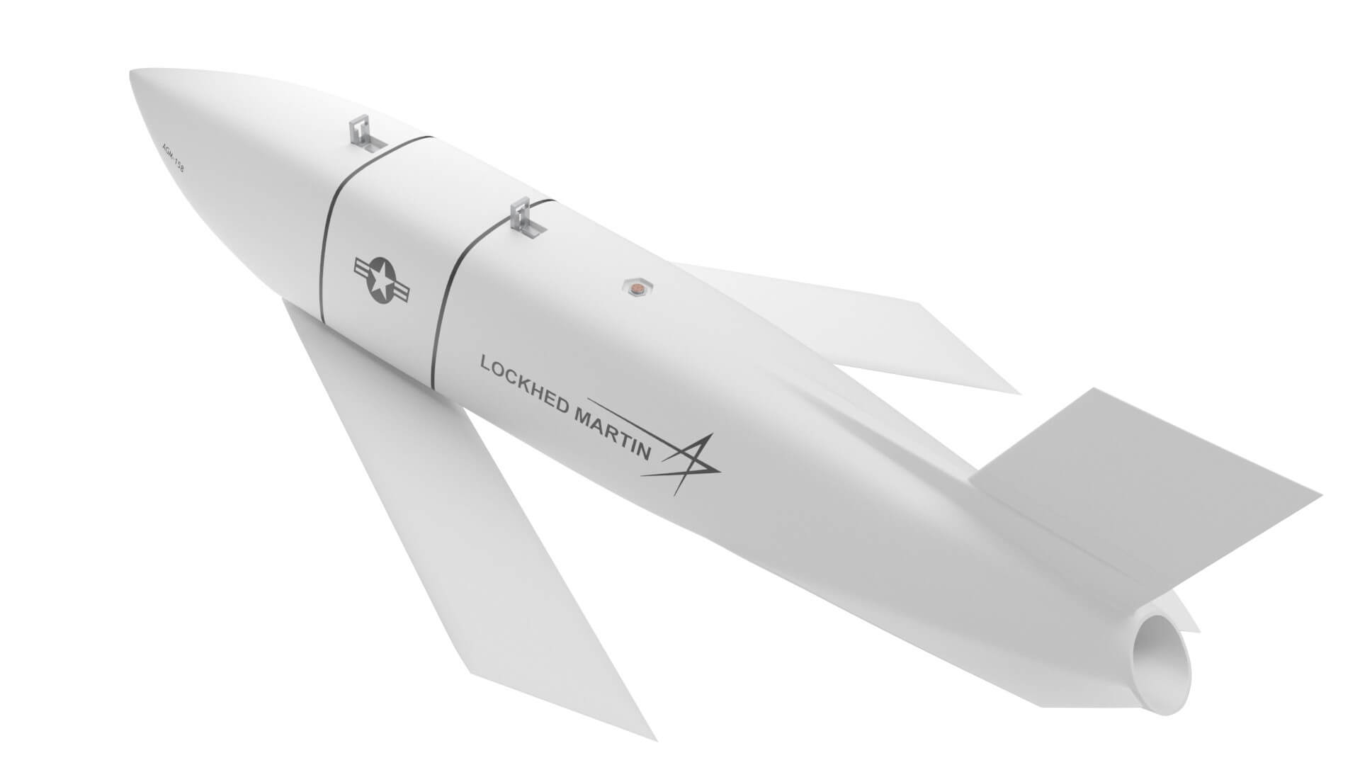 Cruise Missile AGM-158 JASSM 3D Model by 3dxin