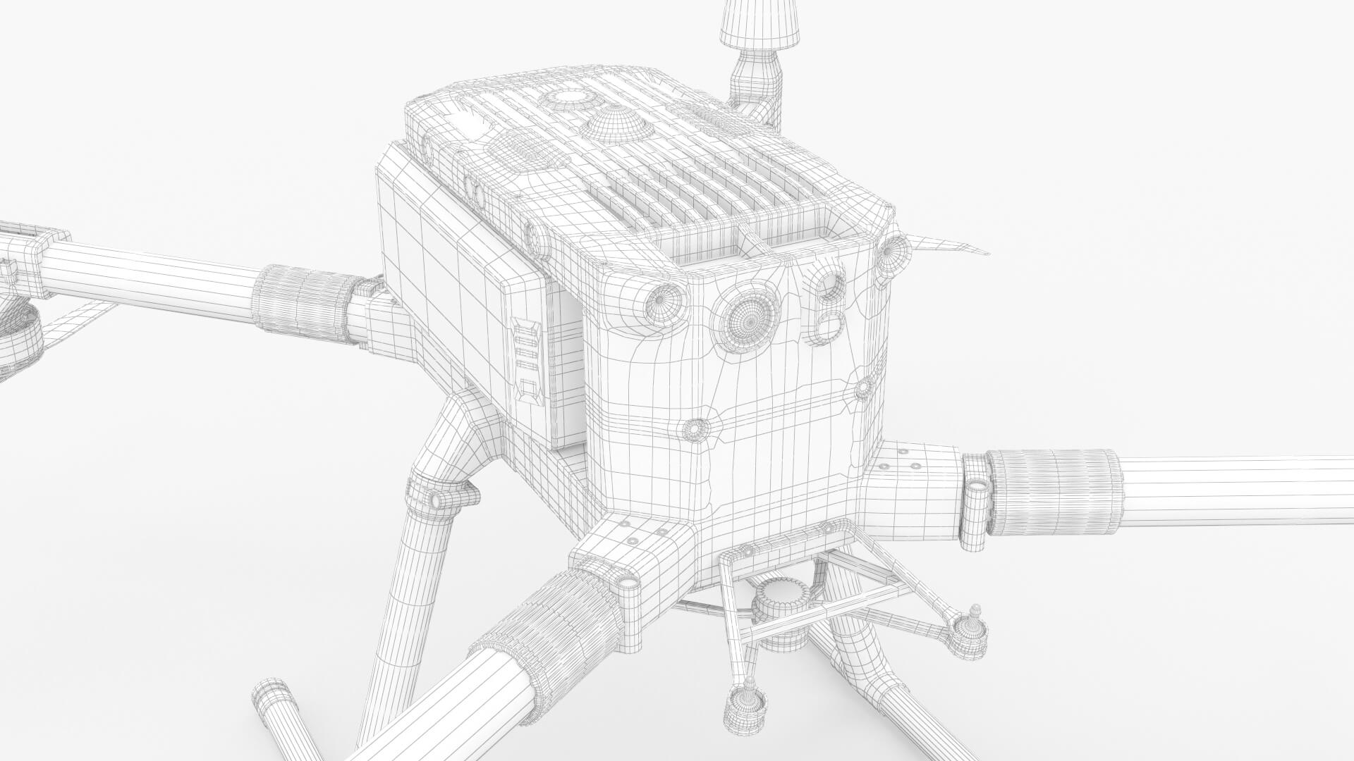 DJI Matrice 300 Rtk Quadcopter Drone - 3D Model by 3dxin