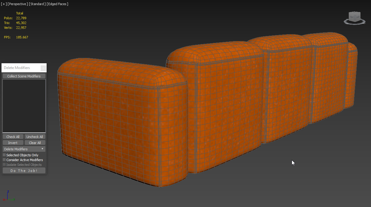 Dloett L Shape Modular Sectional Sofa - 3D Model by 3dxin