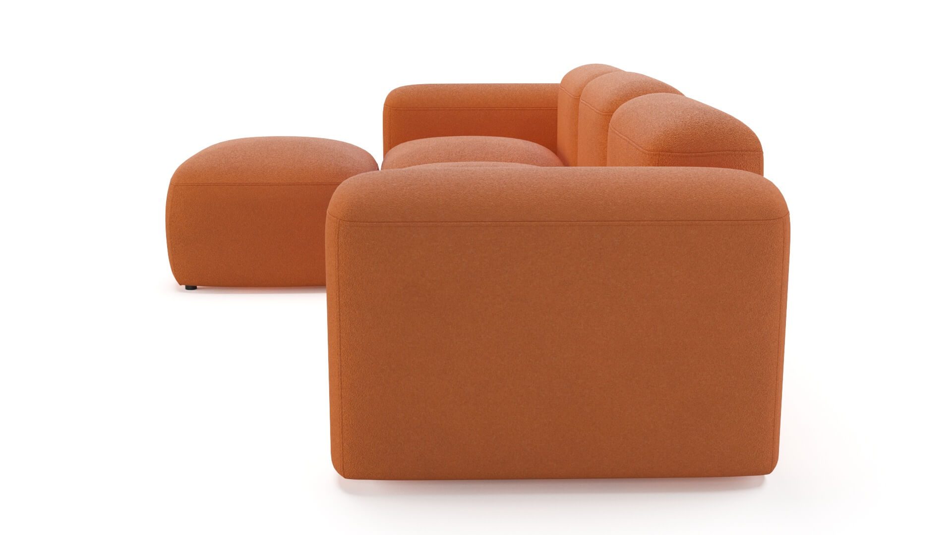 Dloett L Shape Modular Sectional Sofa - 3D Model by 3dxin