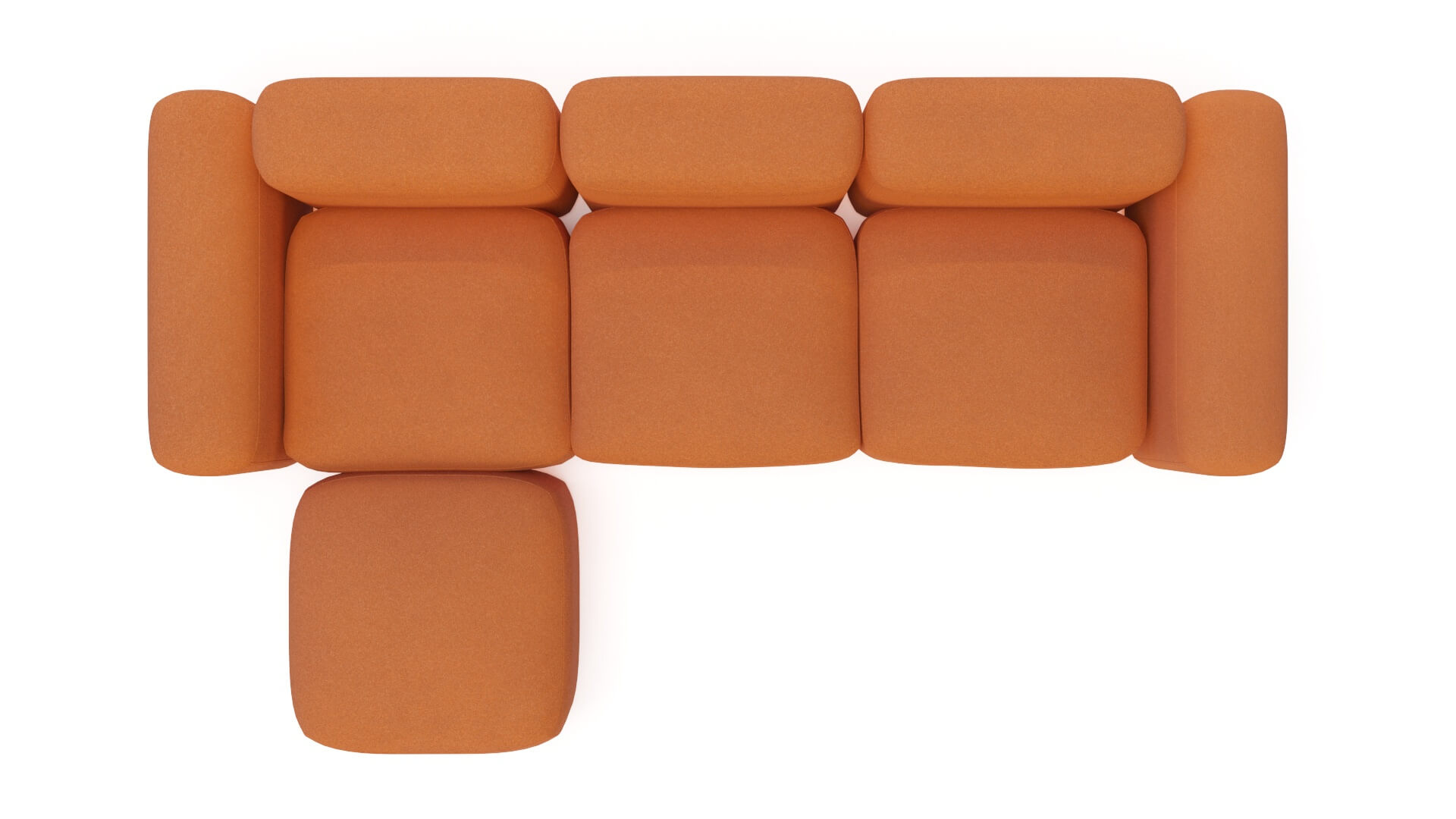 Dloett L Shape Modular Sectional Sofa - 3D Model by 3dxin