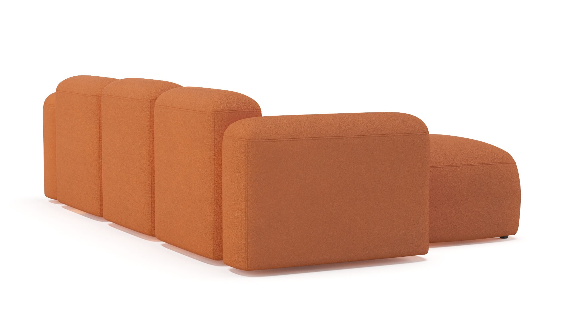 Dloett L Shape Modular Sectional Sofa - 3D Model by 3dxin
