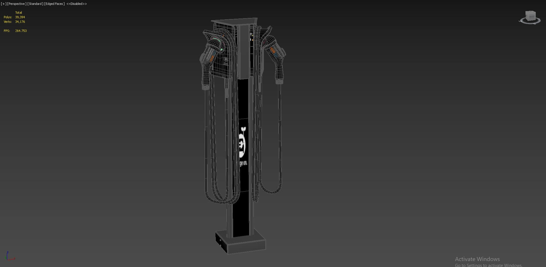 Electric Vehicle Chargepoint Part 02 - 3D Model by 3dxin