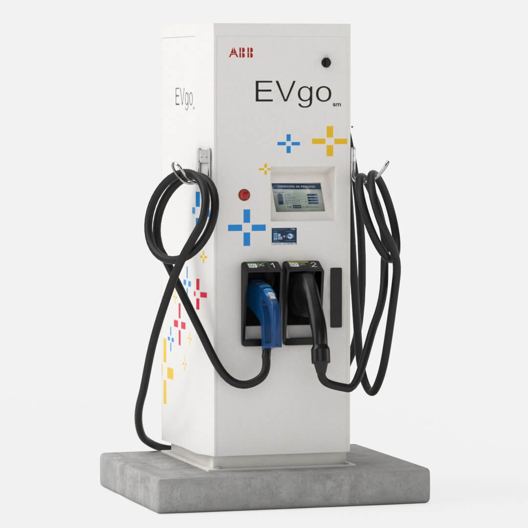 Electric Vehicle Charging Station EV GO Pat 1 - 3D Model by 3dxin