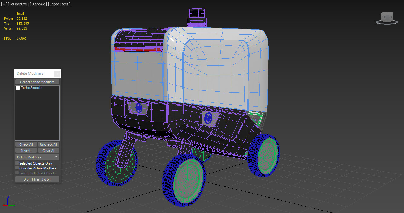 Eliport Delivery Robot - 3D Model by 3dxin