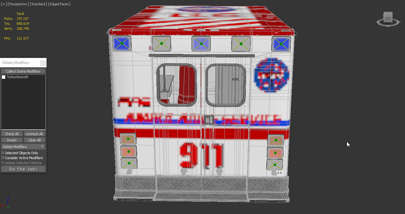 Emergency Ambulance Truck 2In 1 - 3D Model by 3dxin