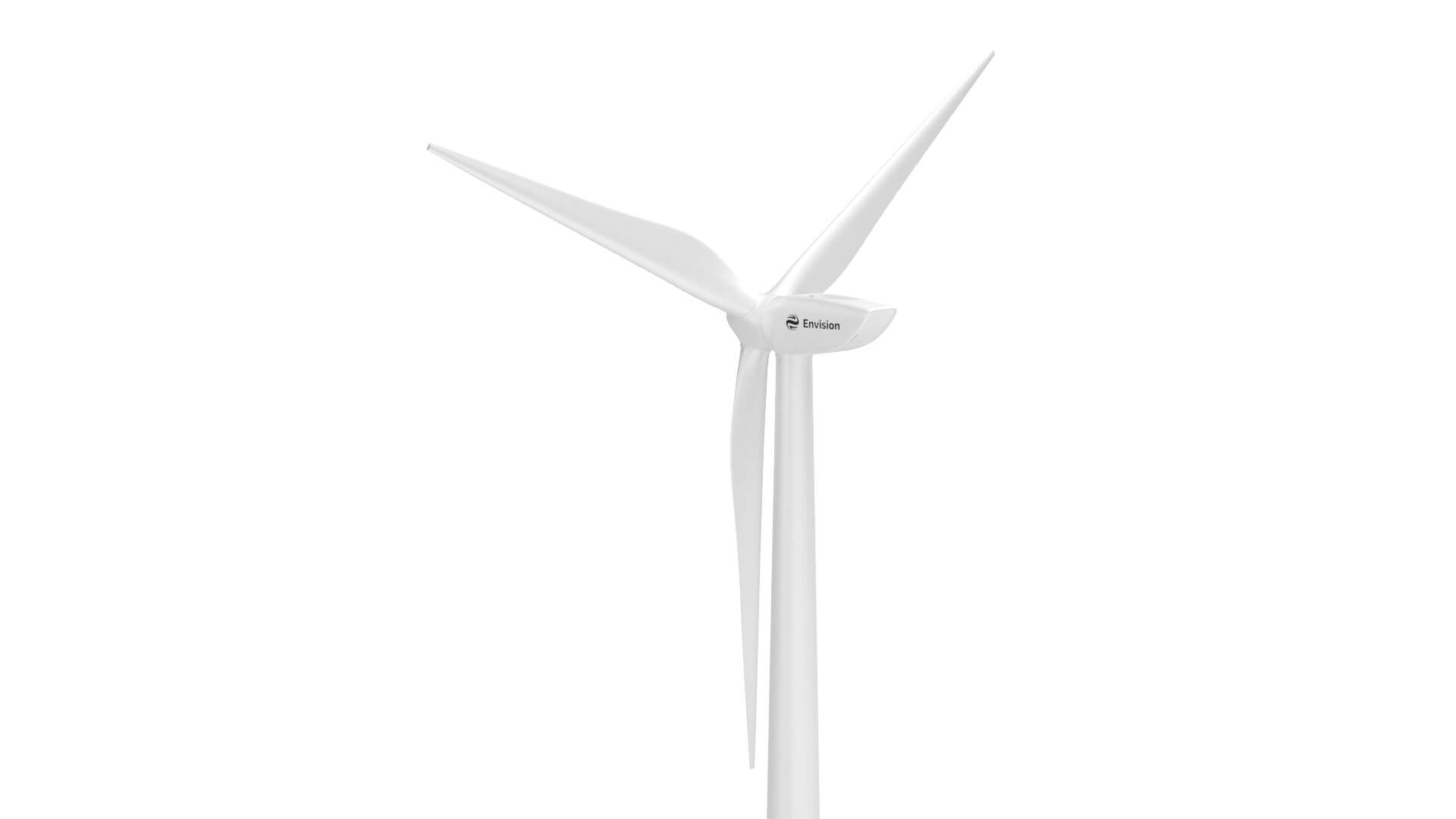 Envision 2-X Mw Platform Wind Turbine 3D Model by 3dxin