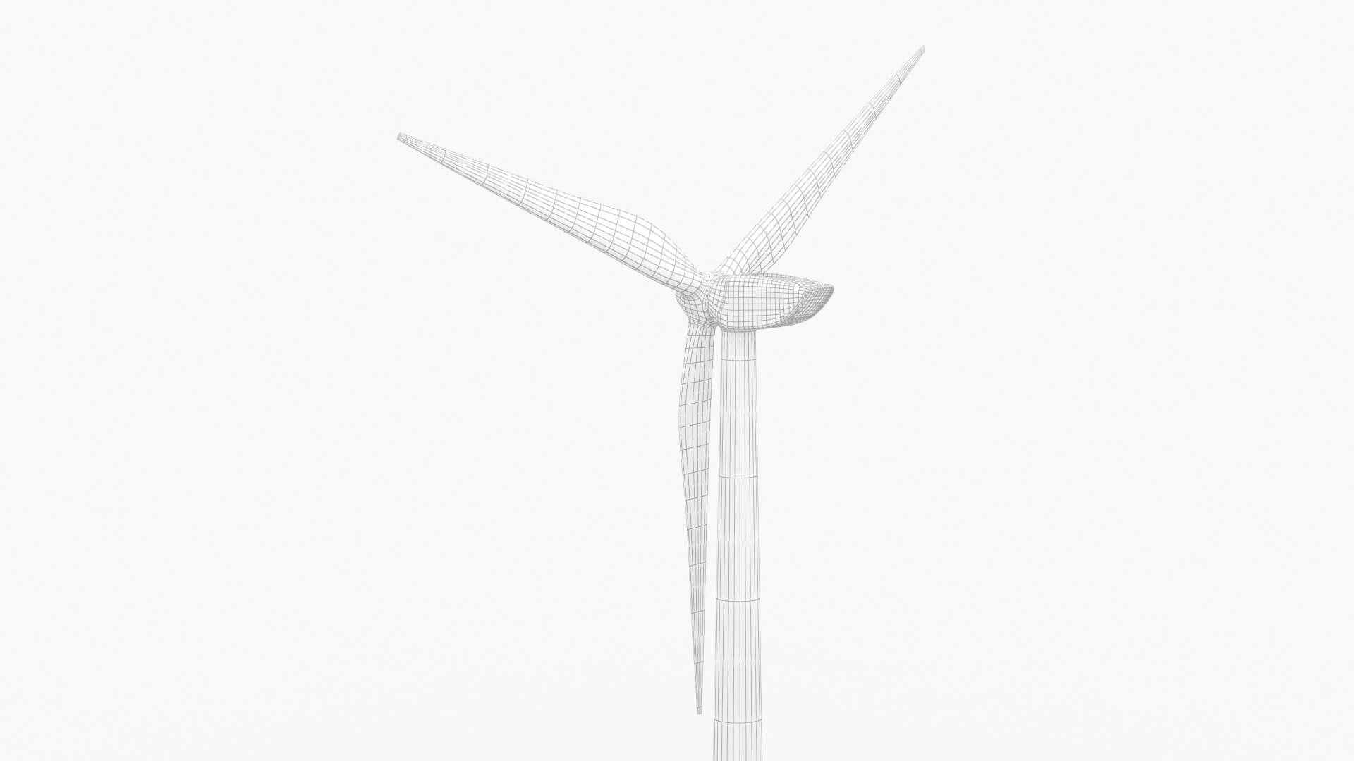 Envision 2-X Mw Platform Wind Turbine 3D Model by 3dxin