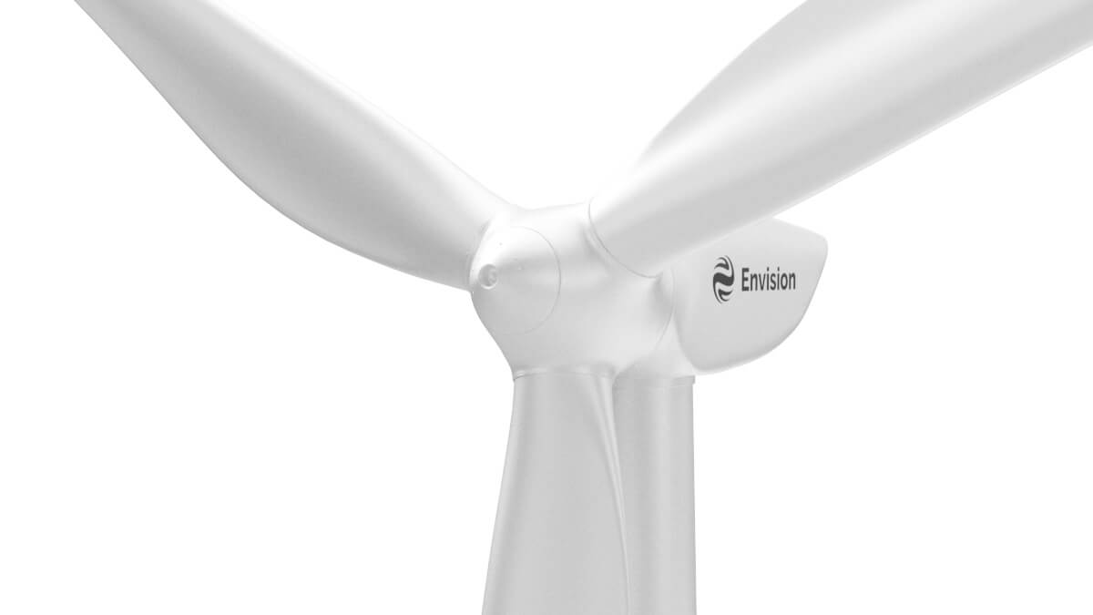 Envision 2-X Mw Platform Wind Turbine 3D Model by 3dxin