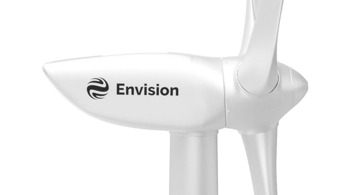 Envision 2-X Mw Platform Wind Turbine 3D Model by 3dxin