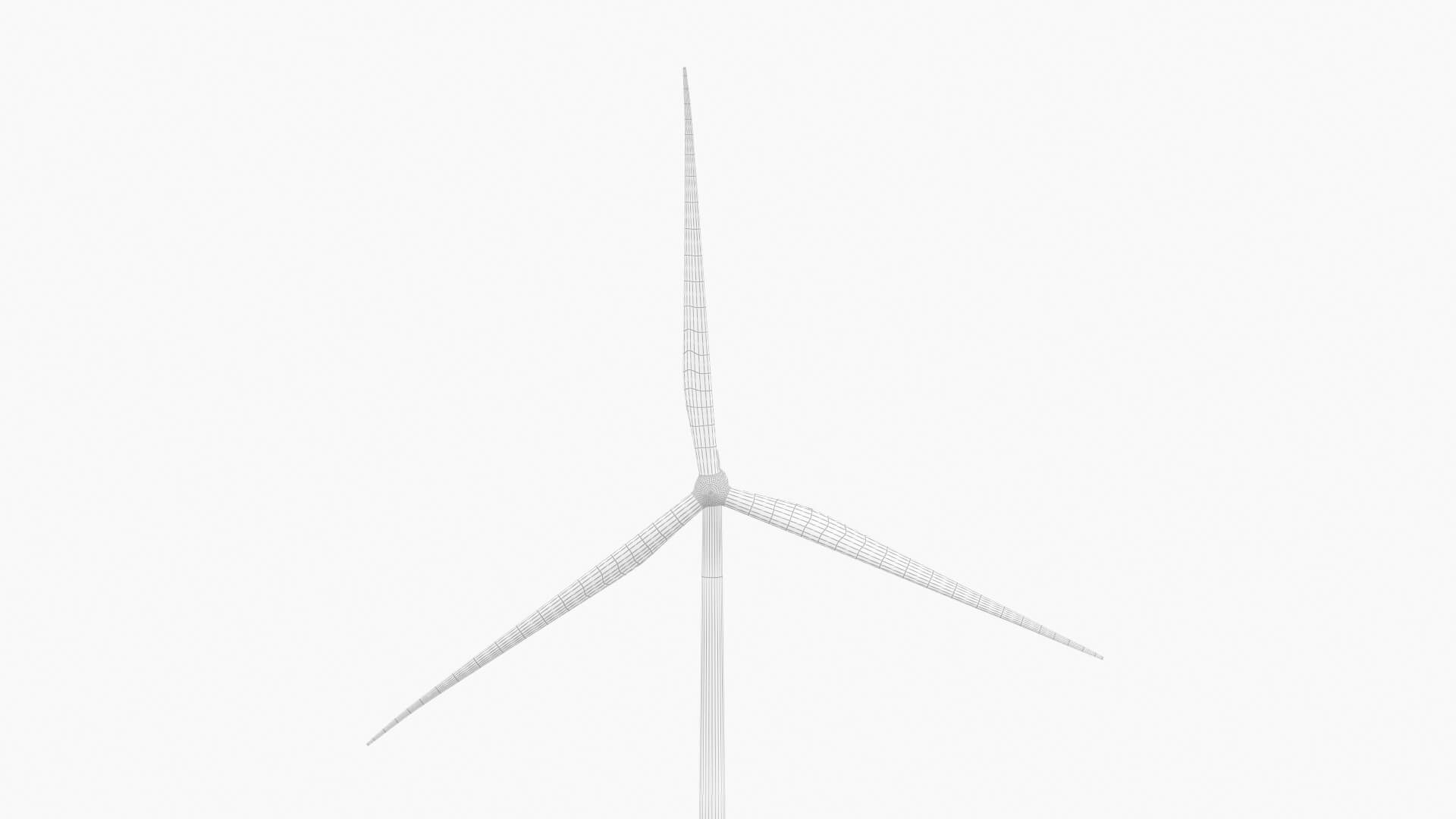 Envision 3-X Mw Platform Wind Turbine 3D Model by 3dxin