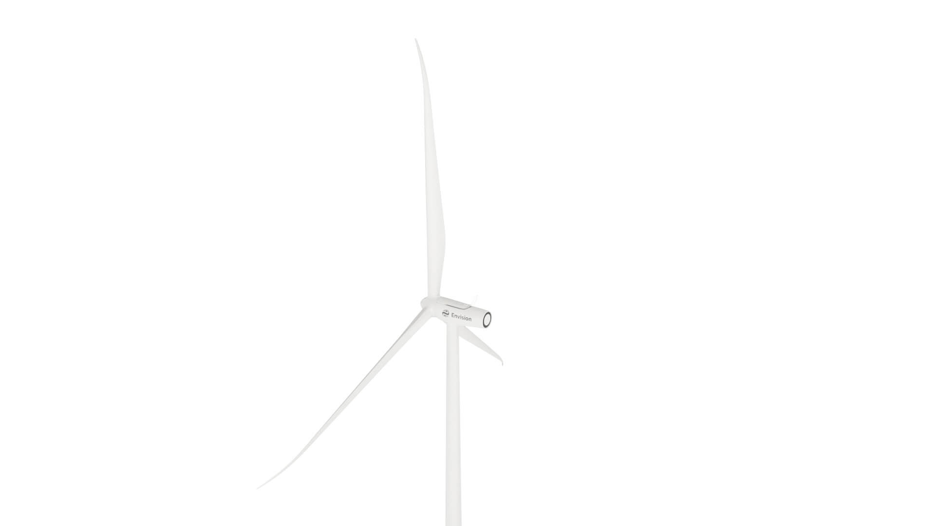 Envision 3-X Mw Platform Wind Turbine 3D Model by 3dxin