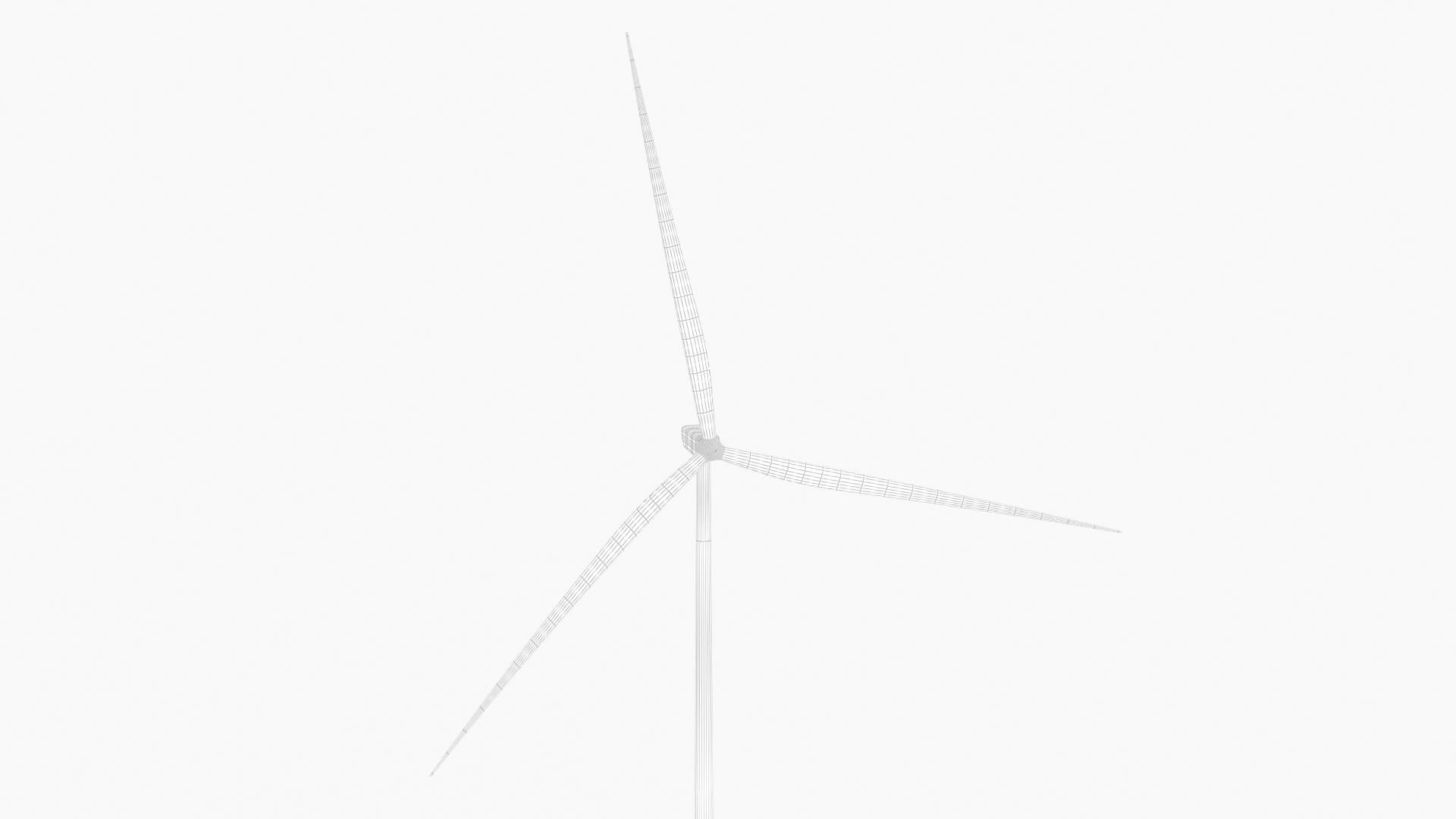 Envision 6-X Mw Platform Wind Turbine 3D Model by 3dxin