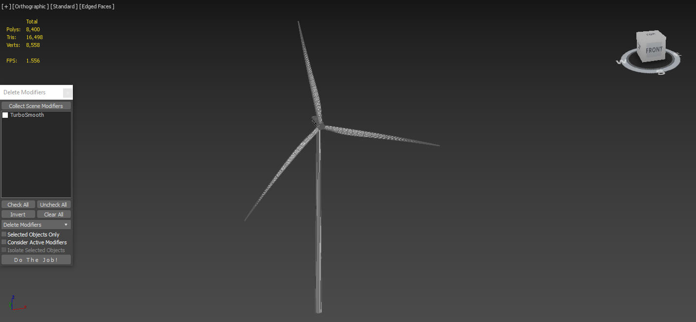 Envision 6-X Mw Platform Wind Turbine 3D Model by 3dxin
