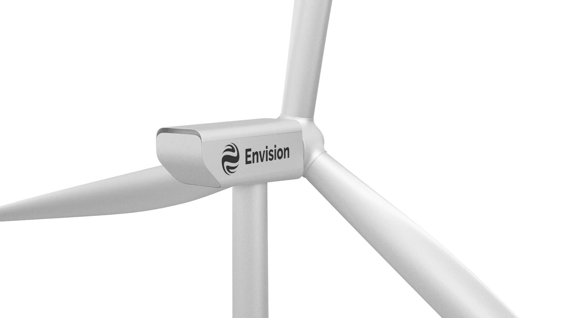Envision 6-X Mw Platform Wind Turbine 3D Model by 3dxin