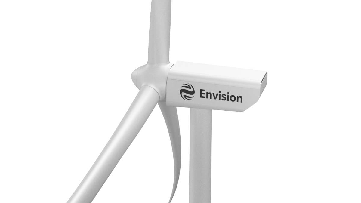 Envision 6-X Mw Platform Wind Turbine 3D Model by 3dxin