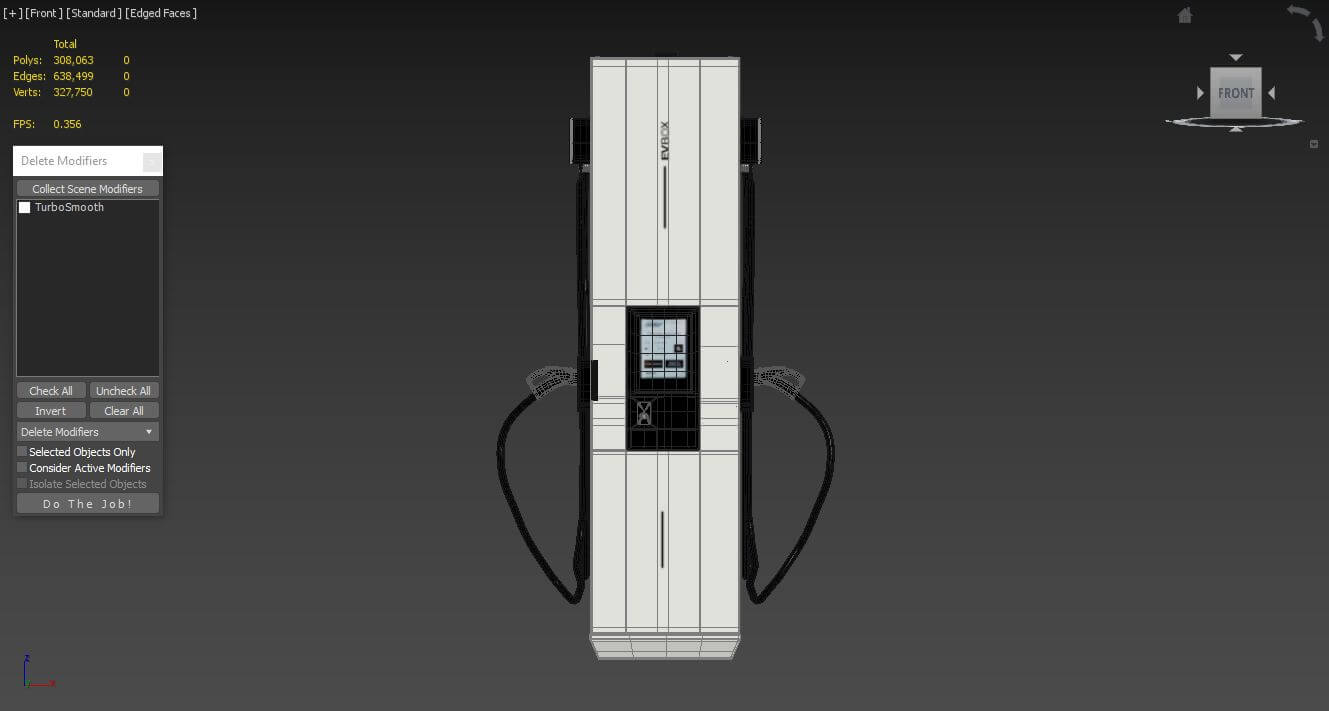 Evbox Troniq High Power EV Electric Vehicle Charging Station - 3D Model ...