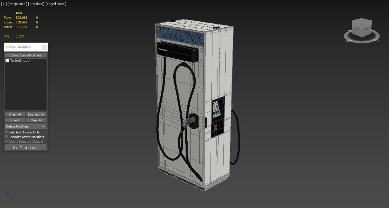 Evbox Troniq High Power EV Electric Vehicle Charging Station - 3D Model ...