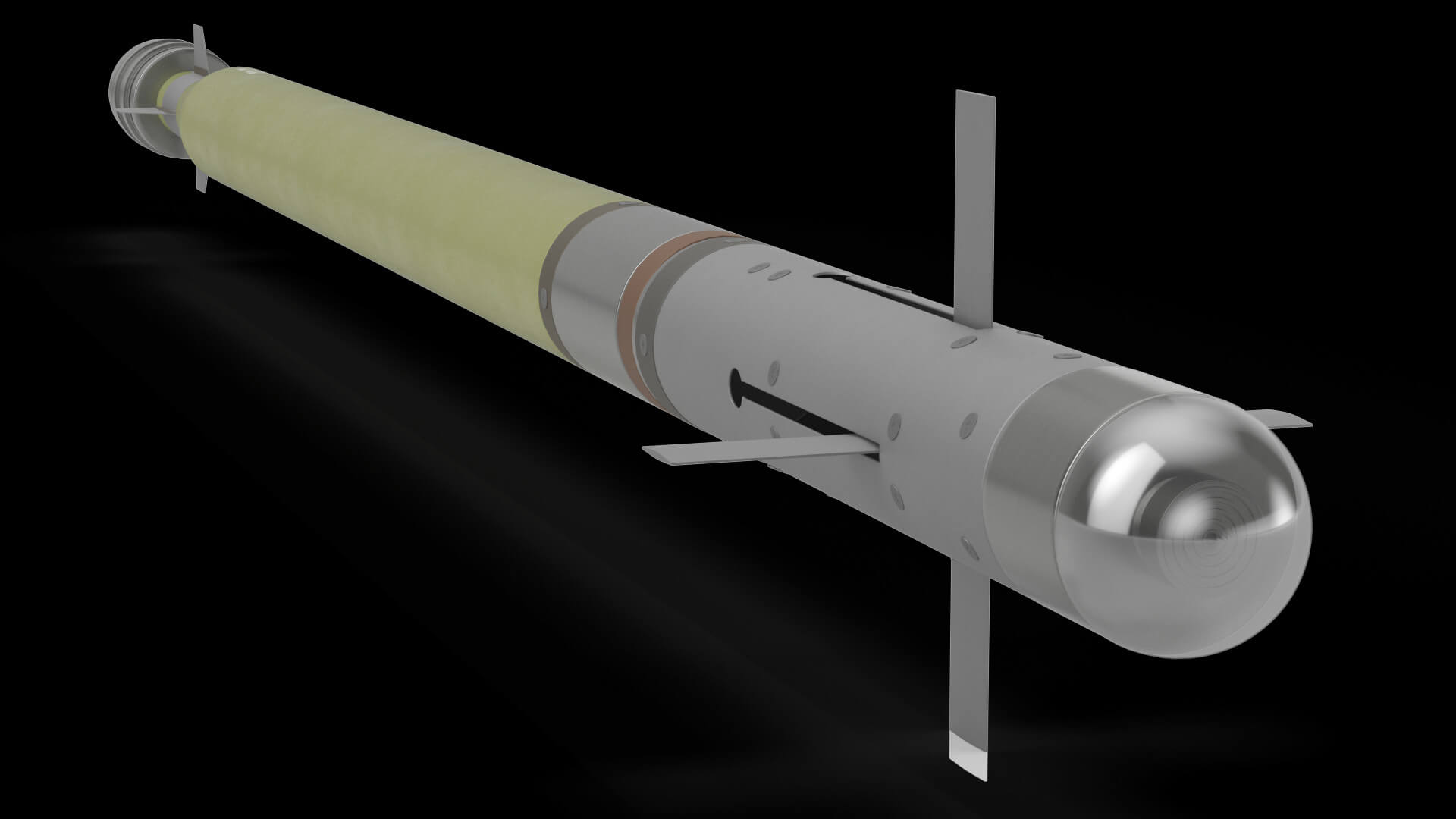 FIM 92 Stinger Missile - 3D Model by 3dxin