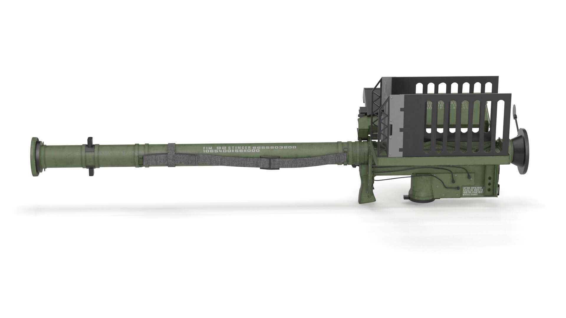 FIM 92 Stinger Missile Launcher - 3D Model by 3dxin