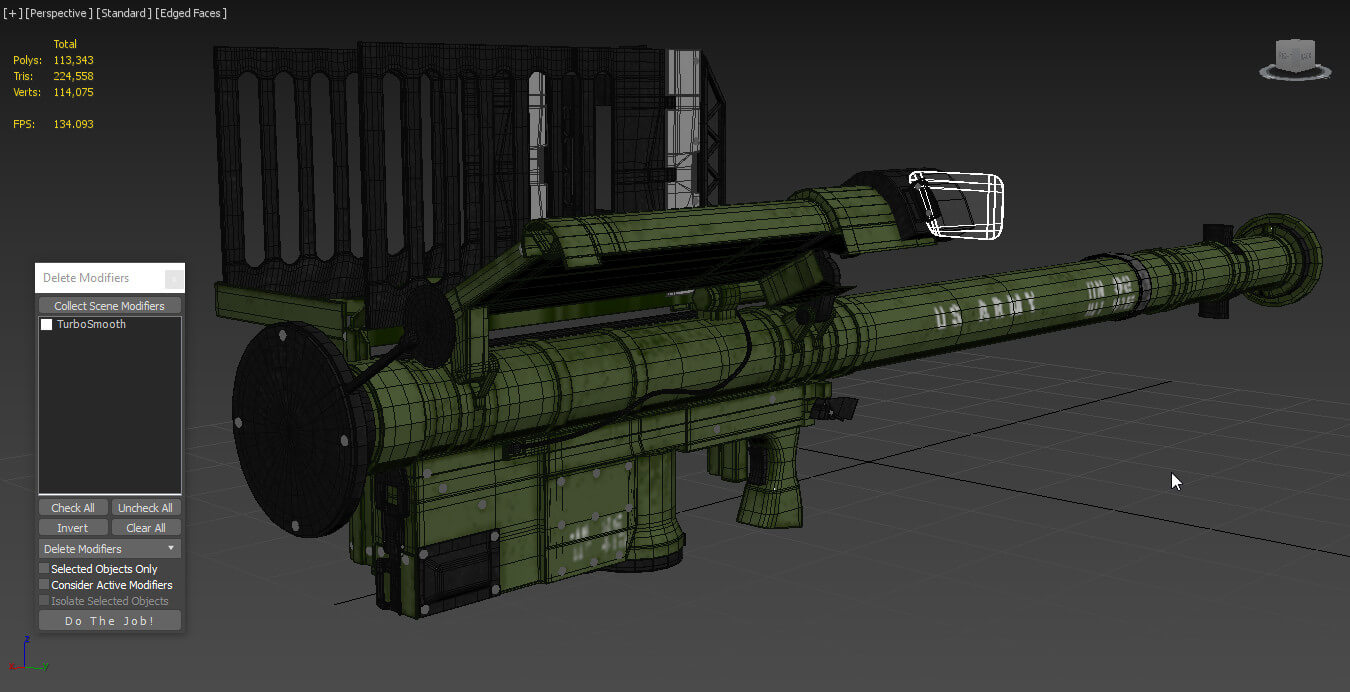 FIM 92 Stinger Missile Launcher - 3D Model by 3dxin
